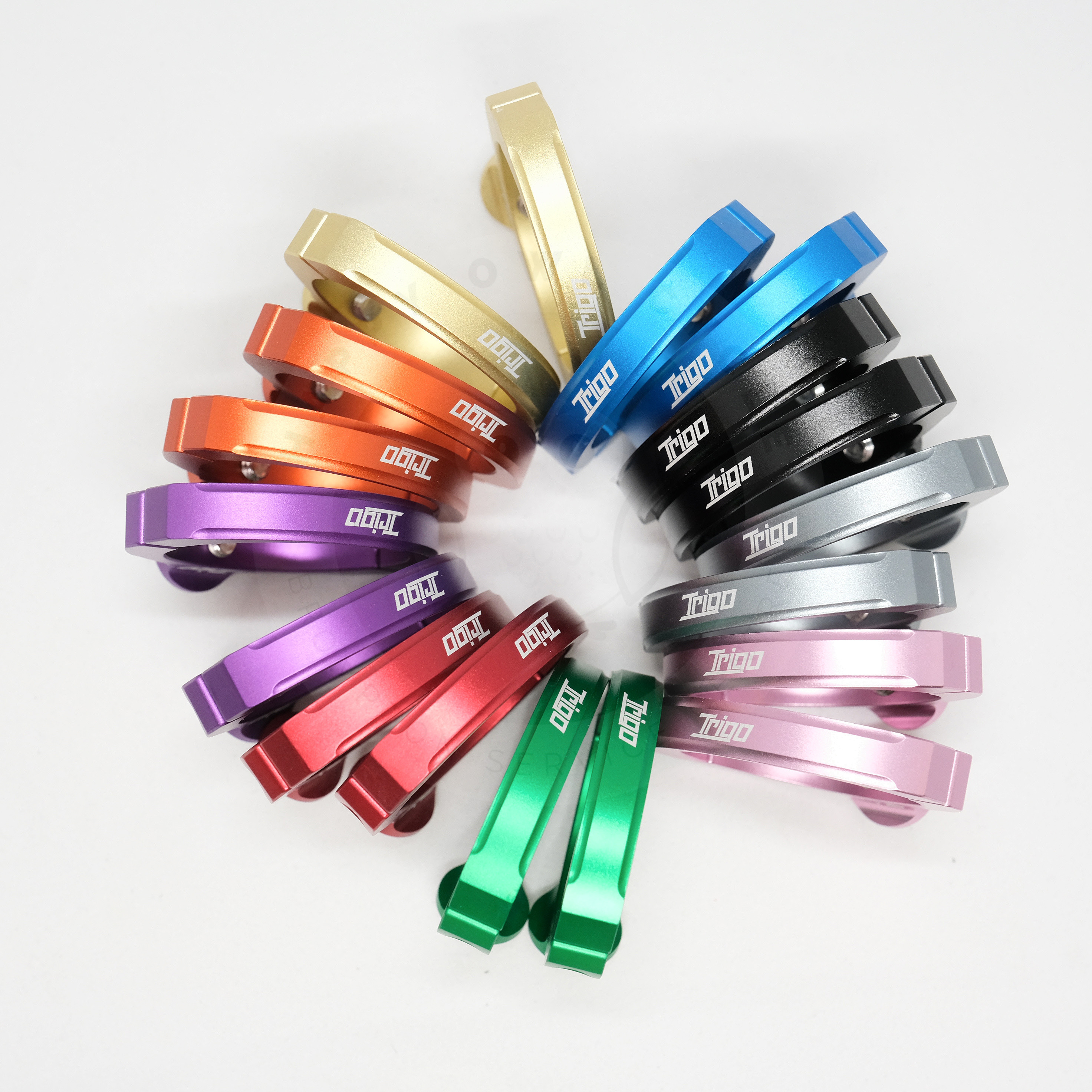 Trigo’s rainbow of colors to match every bike!
