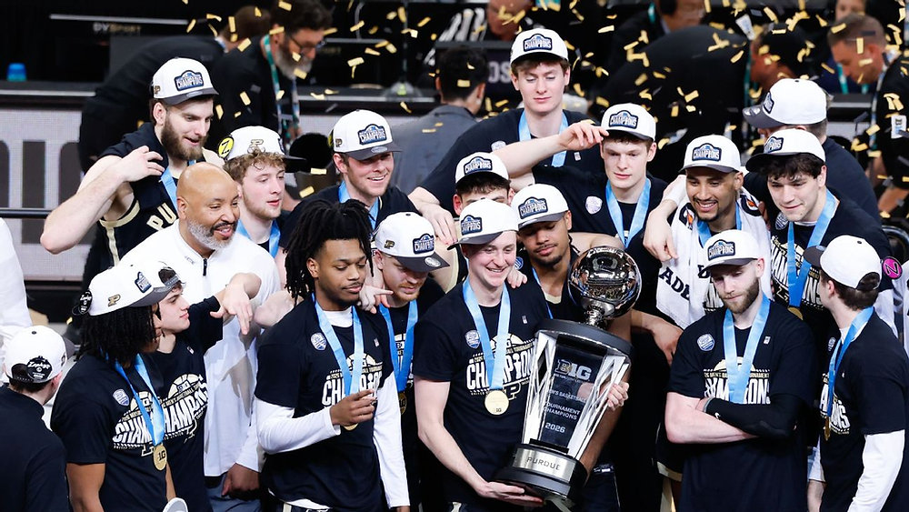 Purdue Wins 2026 Big Ten Tournament Title With 80 - 72 Victory Over ...