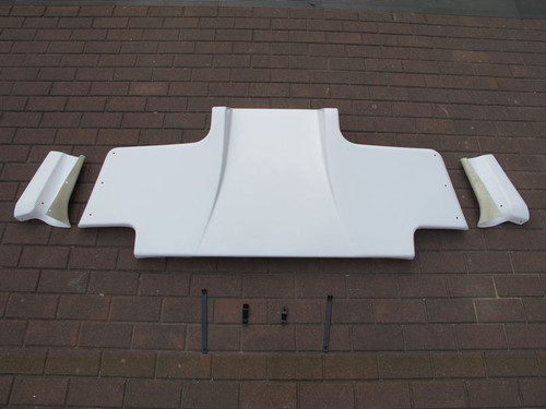 NISSAN R32 GTR TOP-SECRET STYLE REAR DIFFUSER W/FITTING KIT-3PCS ...