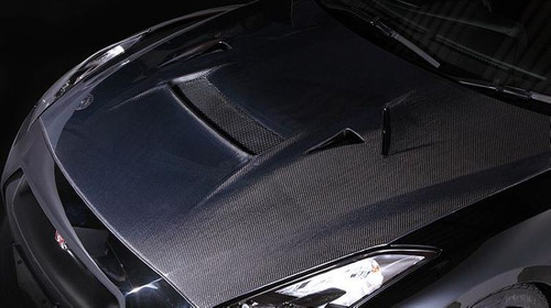 08-16' GTR R35 VARIS COOLING STYLE HOOD | manspeedautoparts