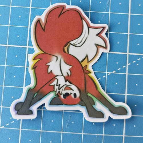 Vixy Armstrong Pose Sticker by Hyilpi | uwu-store