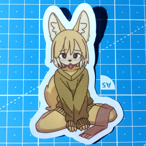 Fennec Chan 1 Sticker by Doremifaso | uwu-store