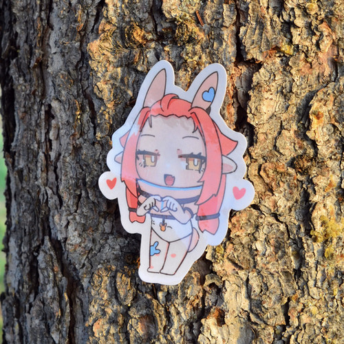 Chibi Chronia Heart Sign Sticker | uwu-store