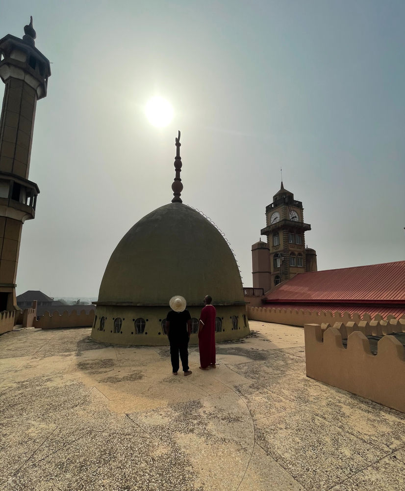 Touring the Olofa's Palace and meeting the Olofa himself; Kwara State
