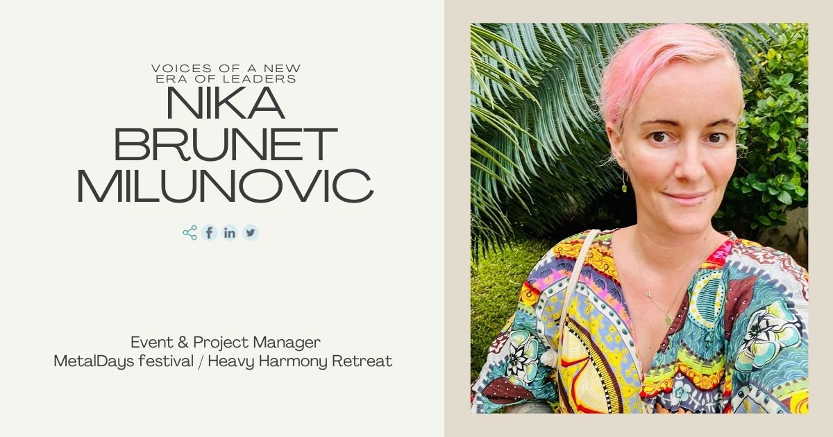 Nika Brunet Milunovic as a voice for a new era of leaders
