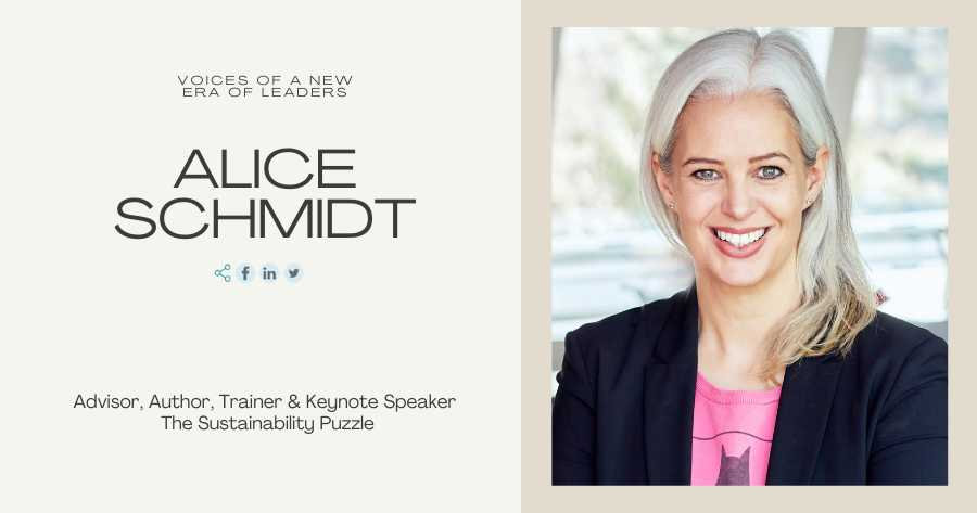 Alice Schmidt as a voice for a new era of leaders
