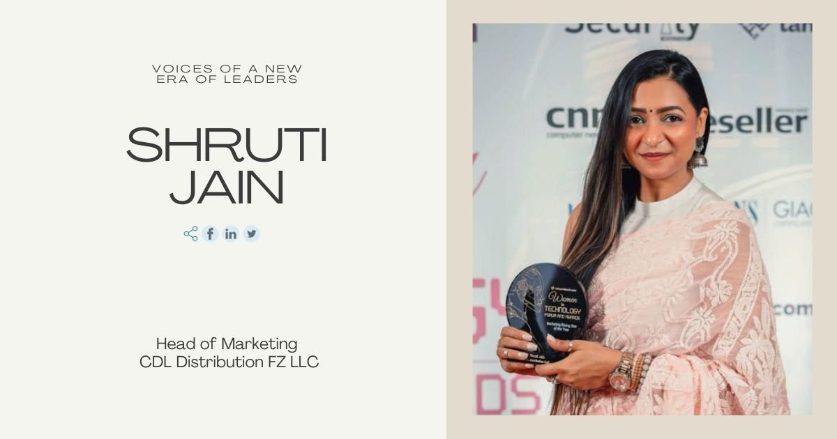 Shruti Jain as a voice for a new era of leaders
