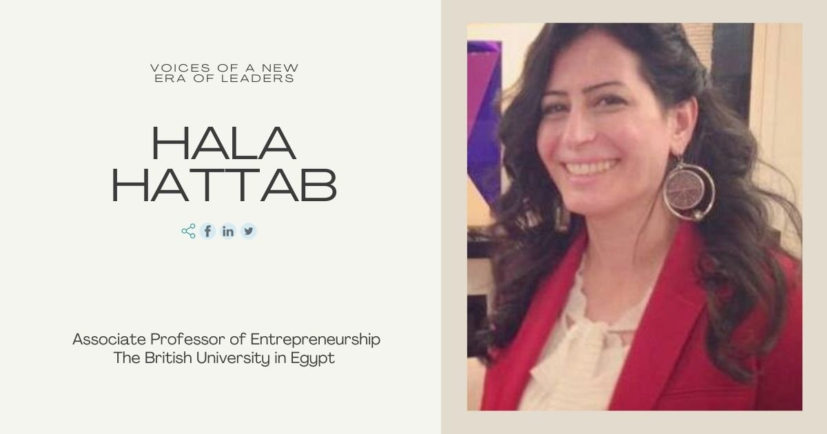 Hala Hattab as a voice for a new era of leaders