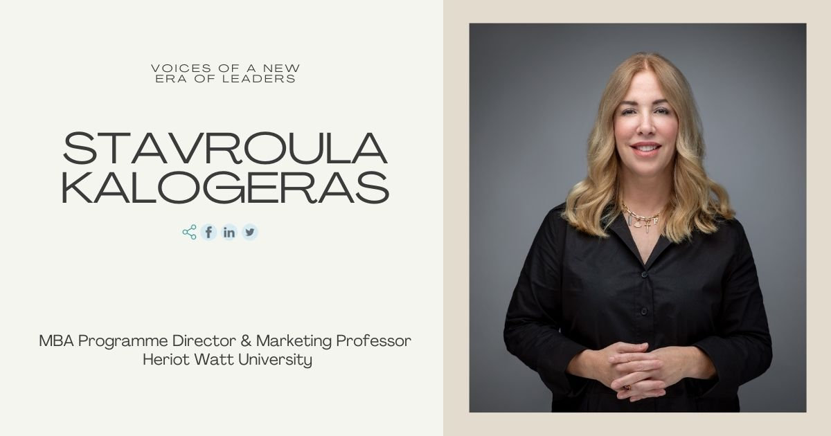 Stavroula Kalogeras as a voice for a new era of leaders
