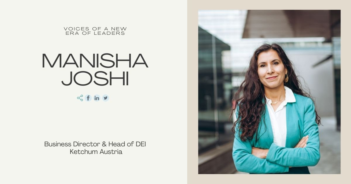 Manisha Joshi as a voice for a new era of leaders