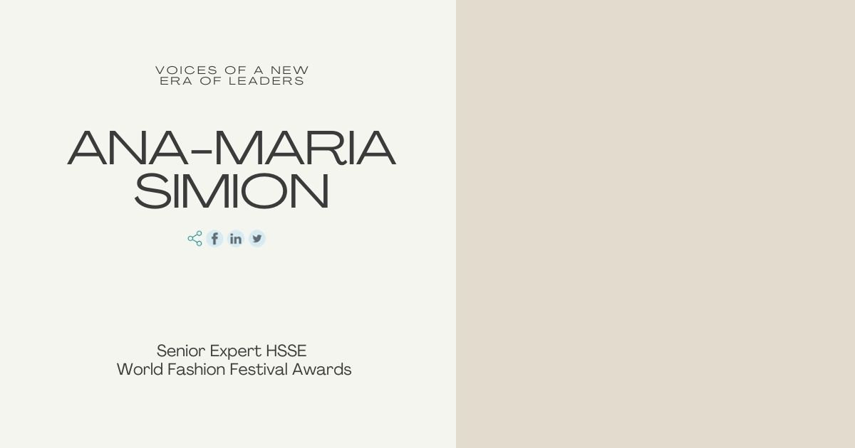 Ana-Maria Simion as a voice for a new era of leaders