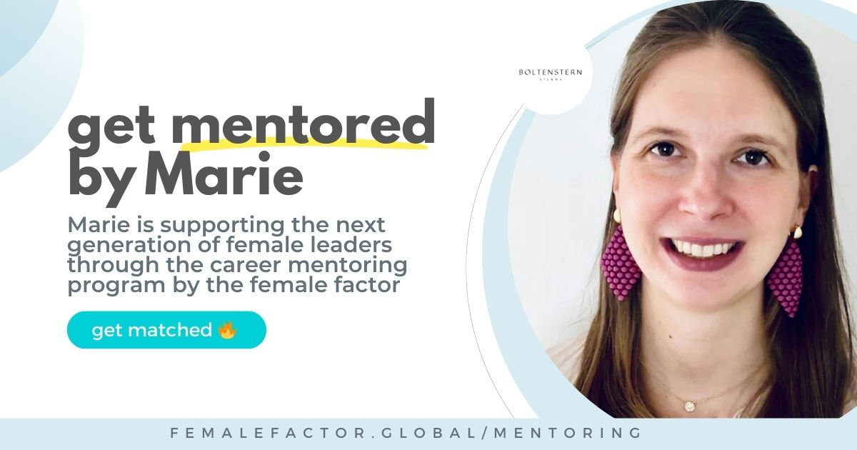Marie Boltenstern | mentor at the female factor