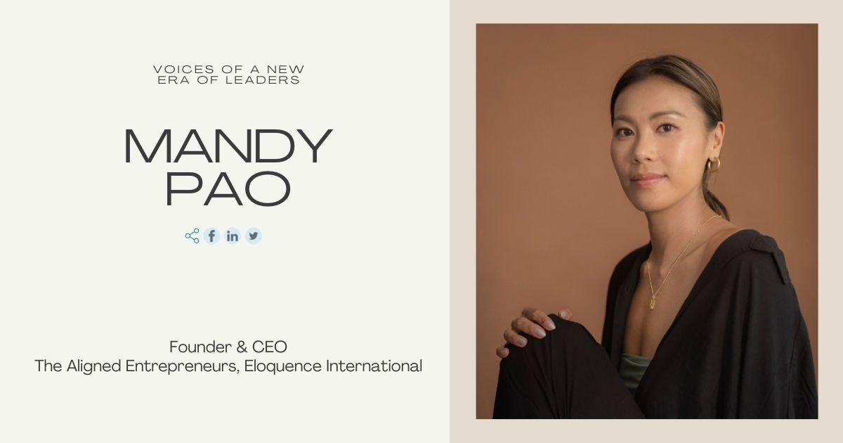 Mandy Pao as a voice for a new era of leaders