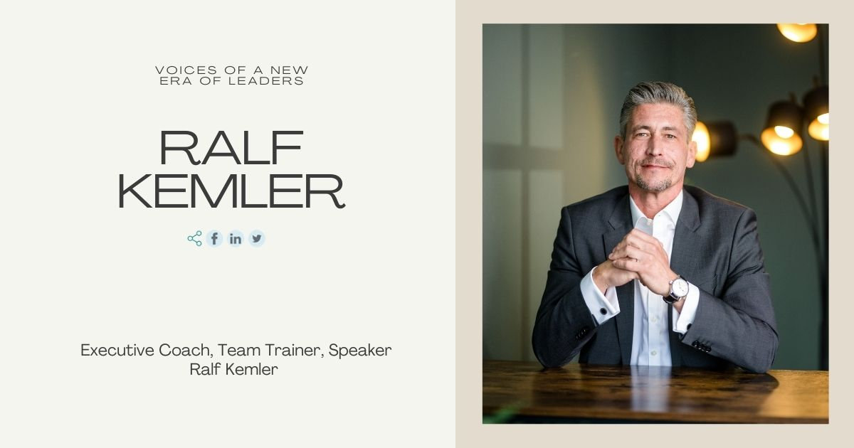 Ralf Kemler as a voice for a new era of leaders
