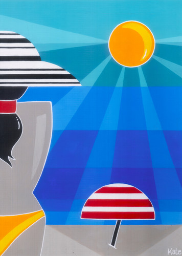 The Beach | Kate Reed Art