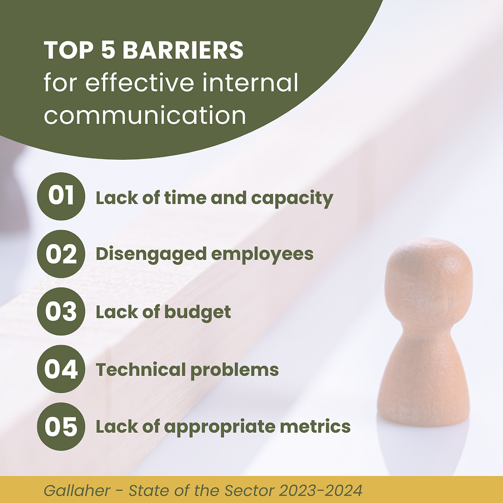 5 barriers to internal communication | Ieva Zaumane