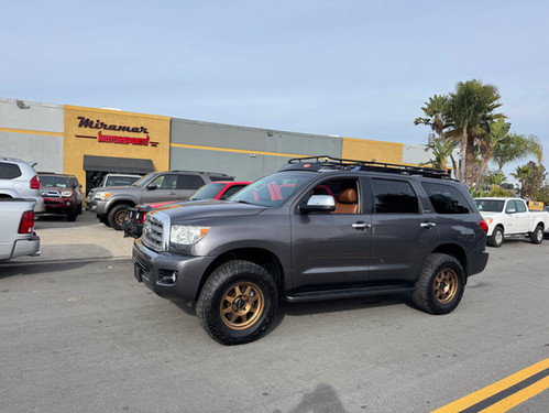 2012 Toyota Sequoia Platinum 4x4 w/ RED ROCK INTERIOR | miramarmotorsports