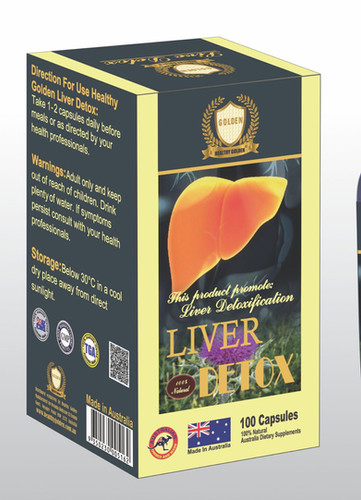 Healthy Golden Liver Detox 100 capsules | Australian Luxuries