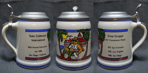 Stein Collectors International 1986 Stein | Steincenter.com
