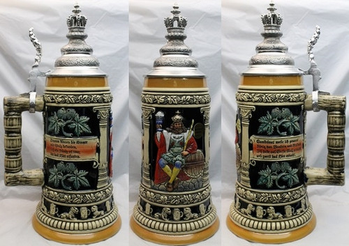Gambrinus Stein (The Beer King) | Steincenter.com