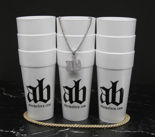 24 oz. AB Styrofoam Cups | AB Jewelers