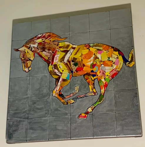 Fragmented Gallop | Horse Art
