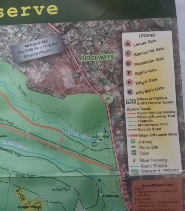 "Karura Forest Map 2025 – Updated Trails, Gates & Attractions (PDF ...