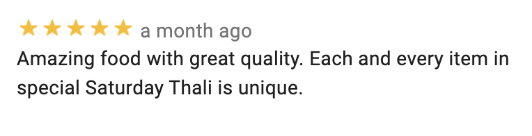 Indian vegetarian | Suggi Oota | United States