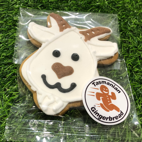 Tasmanian Gingerbread Goat Face Cookie | Little Things Farm
