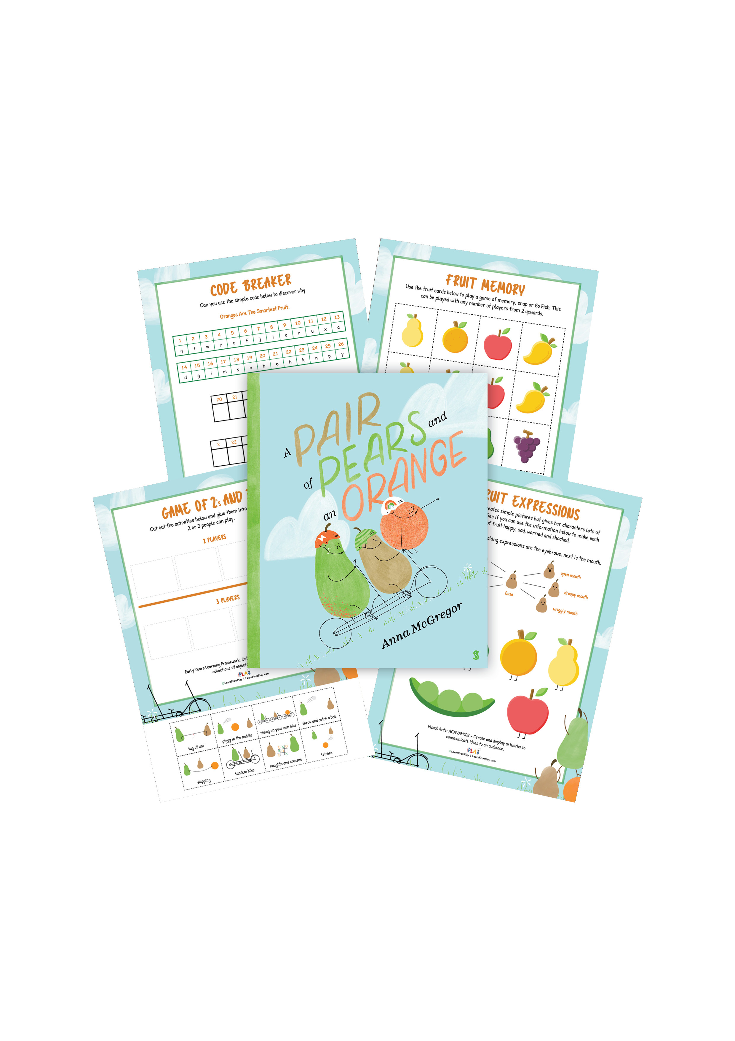 A Pair of Pears and an Orange Book Activity | Learn From Play 2025