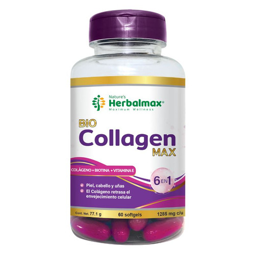 Bio Collagen Max (60 softgels) 1285mg | Nature's Herbalmax