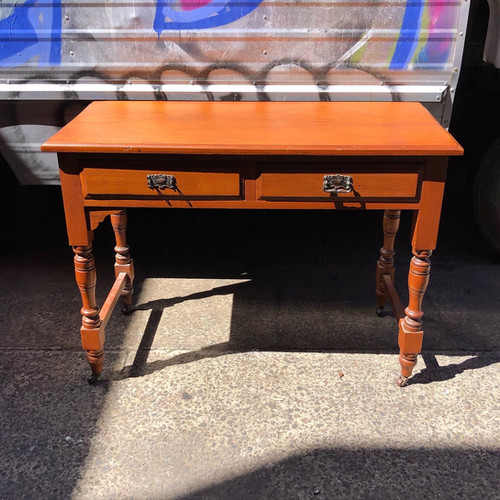 Victorian Hall Table with Castor Wheels | Mysite