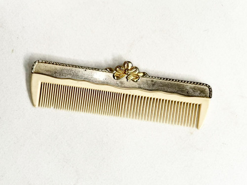 Vintage 1970’s Victorian Style Silver Plated Hair Comb | Mysite