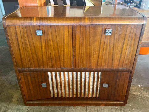 Rare Original Art Deco Calstan 10 Valve + Magic Eye Radiogram from 1954 ...