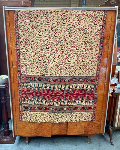 Spectacular Large Batik Javanese Wall Hanging Artwork on Fabric | Mysite