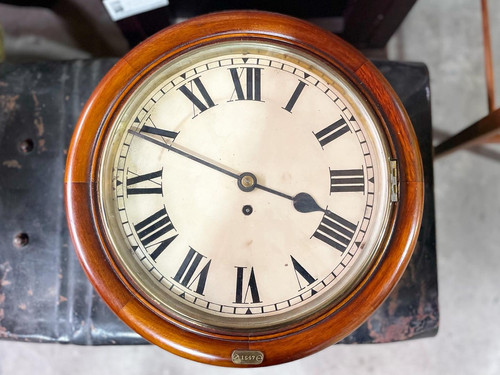 C.1900’s Victorian Mahogany Spotswood Railway Chain Movement Fusee ...