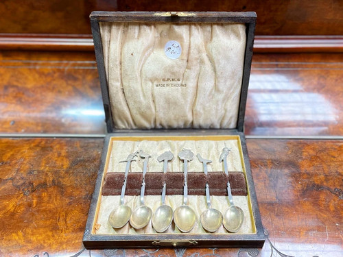 Collectible Australiana Sterling Silver 6-Piece Coffee/Tea Spoon Set ...