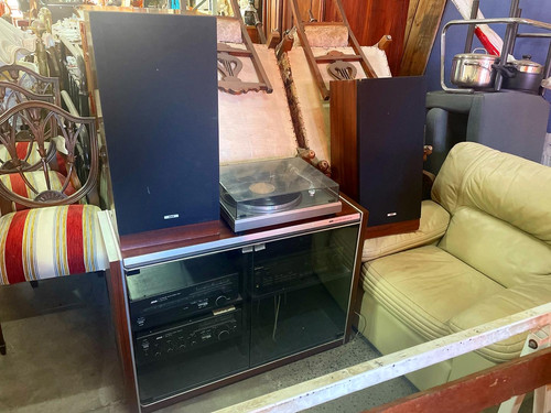 C.1960’s AWA Radiogram with Pioneer Stereo Receiver, Speakers & Cabinet ...