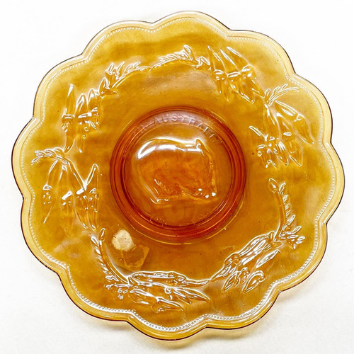 Impressive Vintage 150 Years Wombat Fenton Carnival Glass Plate (South ...