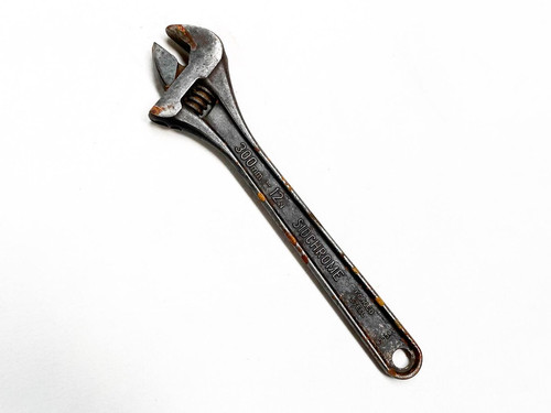 Vintage Adjustable Crescent Spanner manufactured by Sidchrome | Mysite