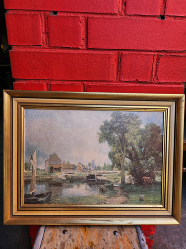 ‘Dedham Lock And Mill’ By John Constable 1820, Beautifully Framed Print ...