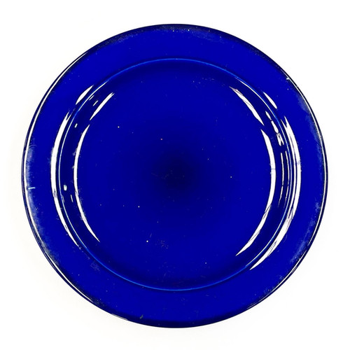 Blue Ceramic Mid-Century Modern Navy Blue Dinner Plate | Mysite