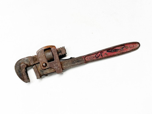 Vintage Rustic Old Pipe Wrench with Clipping Path | Mysite