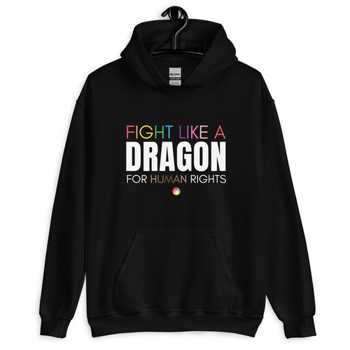 Human Rights Dragon Heavy Unisex Hoodie | Mama Dragons