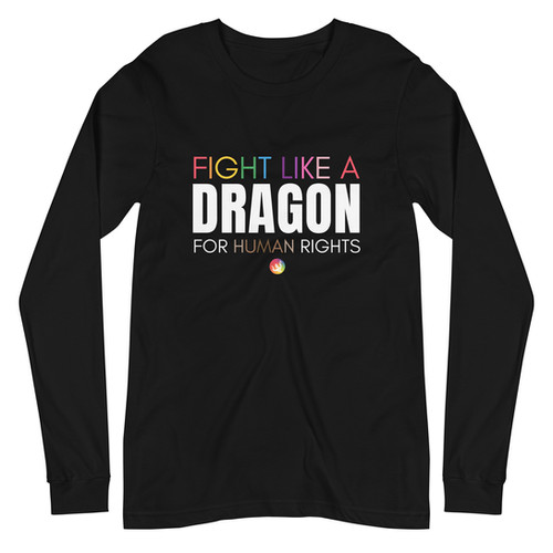 Human Rights Dragon Unisex Long Sleeve Tee | Mama Dragons