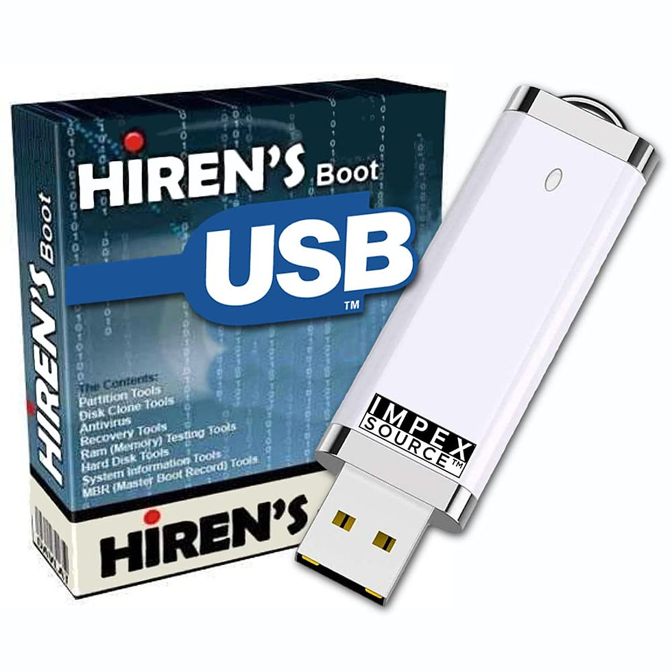 Ultimate Hiren's Bootable Pendrive 8GB, PC Repair, Virus Removal ...
