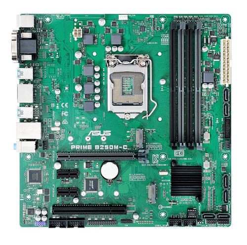ASUS PRIME B250M-C Commercial Motherboard LGA1151, B250 Chipset for 6th ...