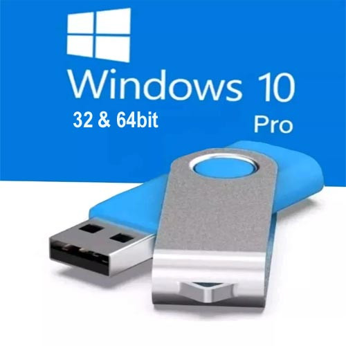Windows 10 Pro 32 & 64 Bit Bootable USB Pendrive – Genuine Installer ...