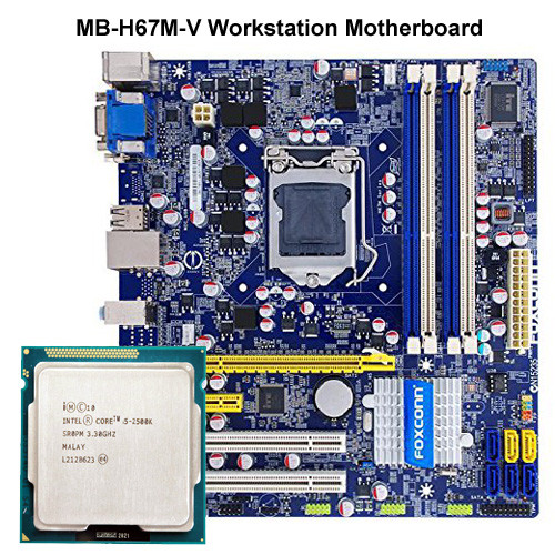 FOXCONN Workstation Motherboard with i5 2500k Unlock Processor | GIGASTAR