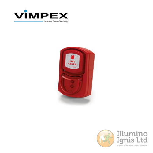 Fire-Cryer Solo - Wall Mounted, Red Indicator, Deep Base - Red | FCS/A ...